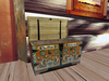 Second Life Marketplace - Rosemaled Folk Art Chest, Rust,