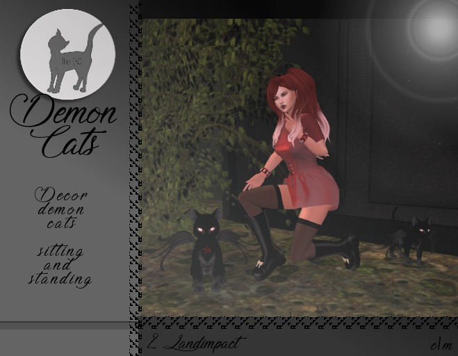 Second Life Marketplace - The EKC - Demon Cats (bagged)1