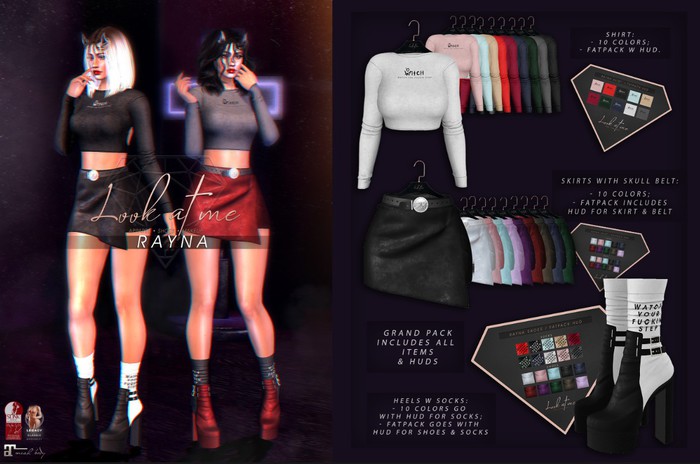 Second Life Marketplace - Look At Me. Rayna : GRAND PACK