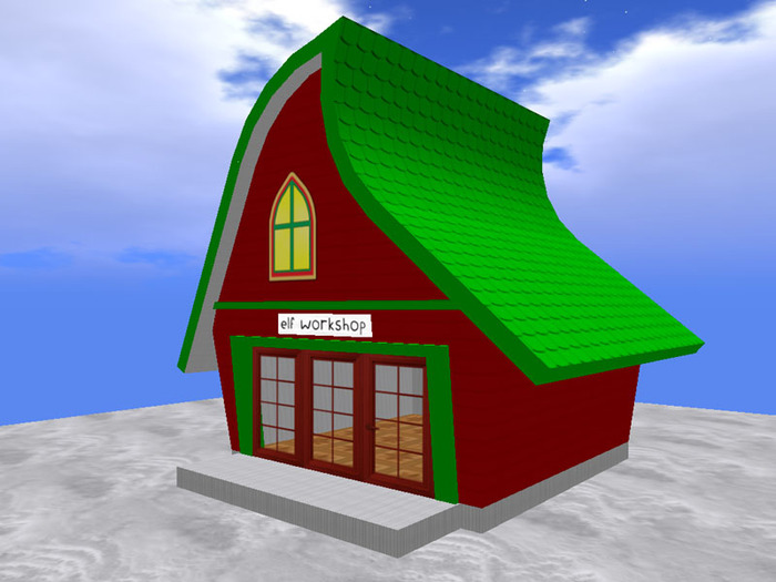 Second Life Marketplace - RE Storybook House - Elf Workshop w/Windows ...