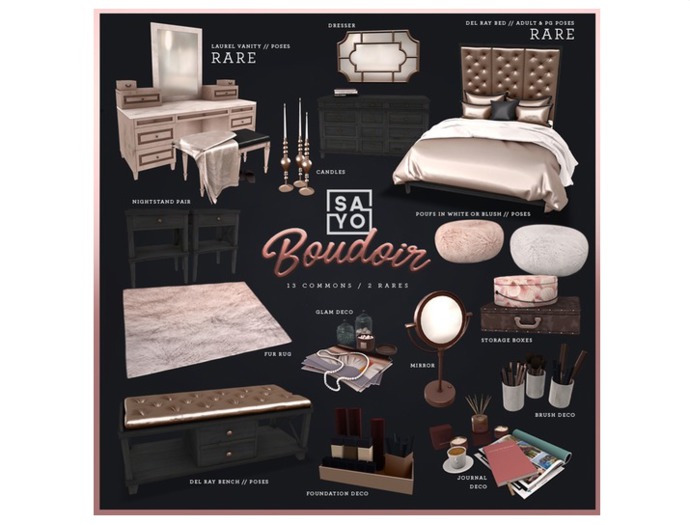 Second Life Marketplace - SAYO - Boudoir Gacha - Candles / COMMON