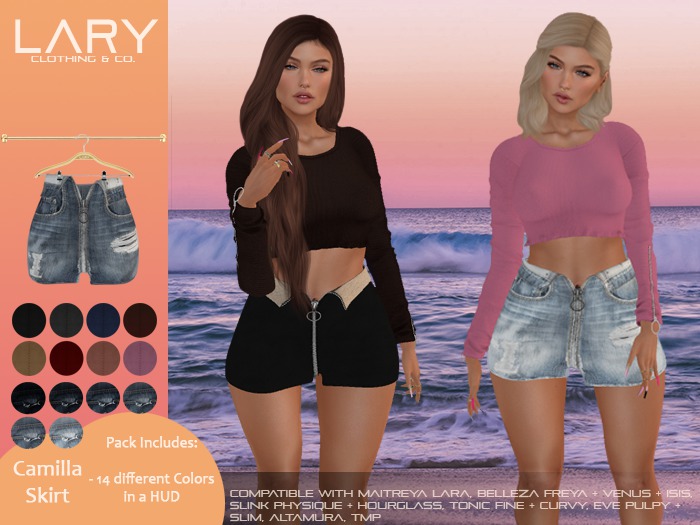 Second Life Marketplace - LARY - Camilla Skirt with HUD