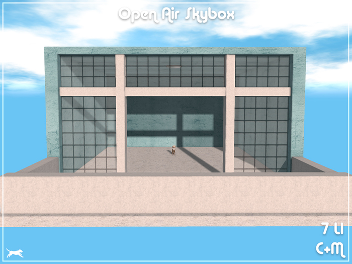 Second Life Marketplace - Fauna :: Open Air Skybox [18x20 - 3 Colors]