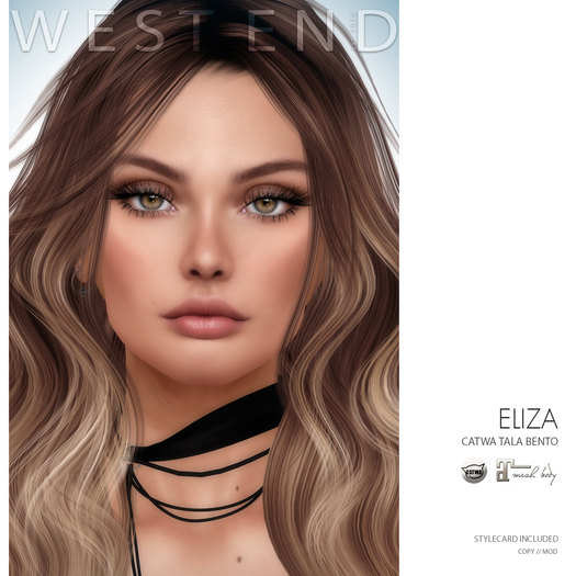 Second Life Marketplace - [ west end ] Shapes - Eliza (CATWA Tala Bento ...