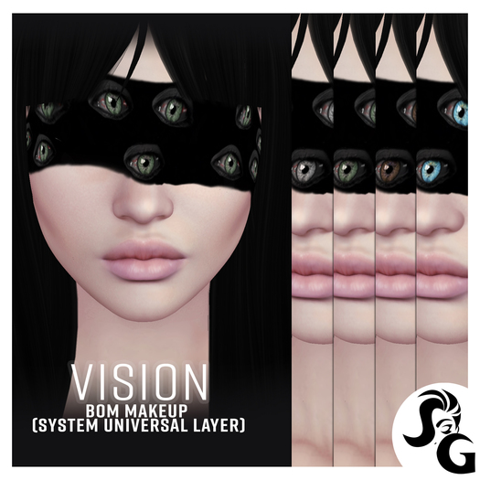 Second Life Marketplace - ::SG:: Vision Makeup System UNIVERSAL LAYER ...