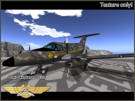 Second Life Marketplace - Texture for Dani Airplanes D121 Camouflage