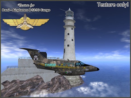 Second Life Marketplace - Texture for Dani Airplanes D-121 (Camouflage)