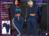Second Life Marketplace - INDIGO VIBES ~ { SPORTY } - BLUE ( Baby Girl )