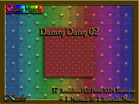 Second Life Marketplace - Dainty Daisy #02 Textures
