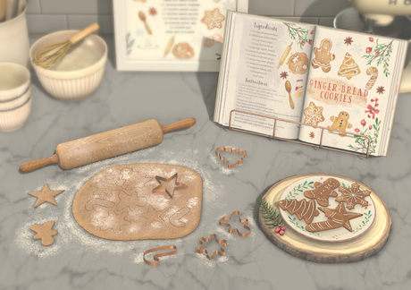 Second Life Marketplace - {what next} Gingerbread Baking Set (boxed)