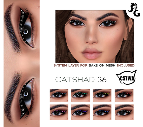 Second Life Marketplace - ::SG:: CatShad36 Shadow for CATWA HEAD