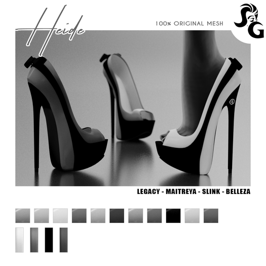 Second Life Marketplace - ::SG:: Heidi Shoe - DEMO (Hud is only on ...