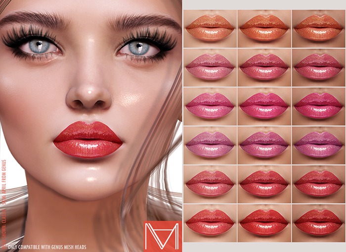 Second Life Marketplace - M I A R Y - Layla Color Gloss for Genus