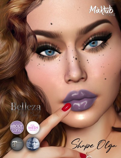 Second Life Marketplace - Maktub Store - Olga Genus Strong Face