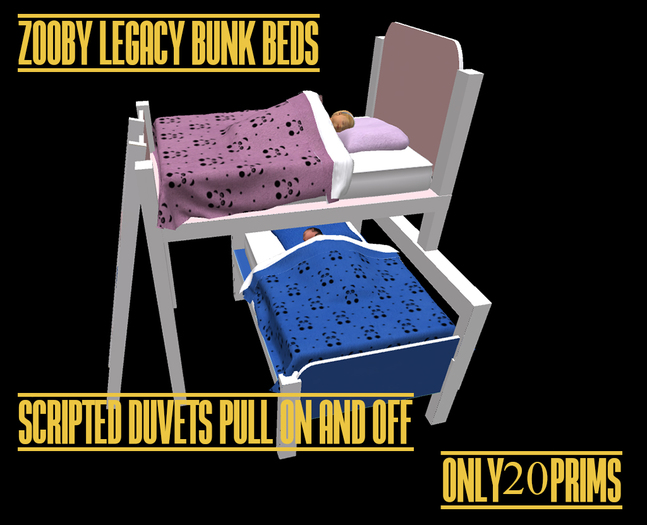Second Life Marketplace - G&L PANDA BUNKBEDS BOX
