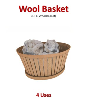 Second Life Marketplace - DFS Wool Basket (DFS - Texture Only)