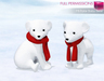 Second Life Marketplace - Full Perm Mesh Cute Baby Teddy Polar Bear ...