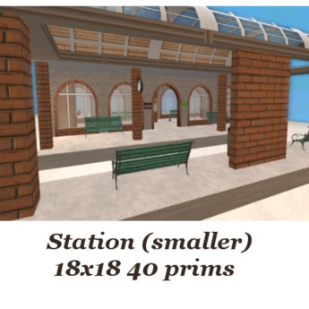 Second Life Marketplace - JCD TRAIN STATION UG (Delivery truck)