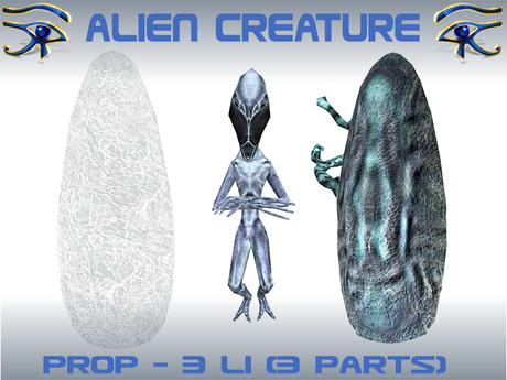Second Life Marketplace - ALIEN CREATURE - ALIEN IN COCOON