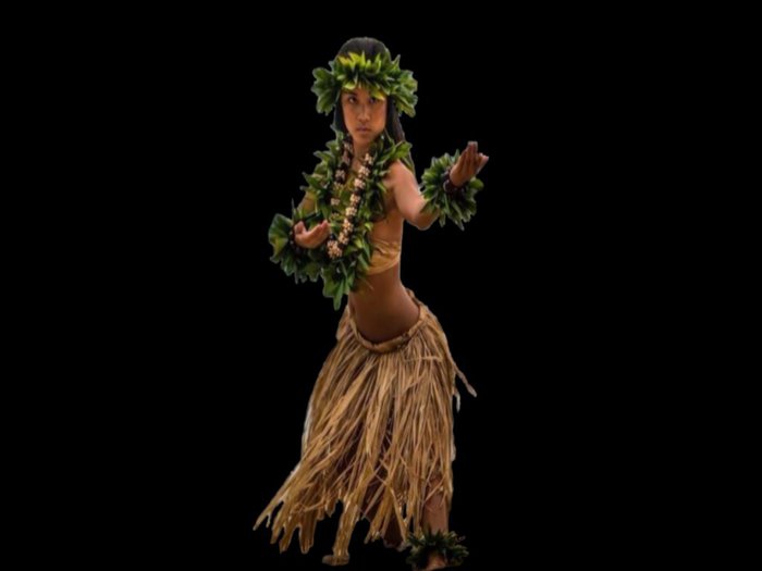 Second Life Marketplace - Keiki Hula girl with free Lei gift