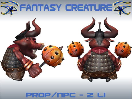 Second Life Marketplace - FANTASY CREATURE - BULL FIGHTER