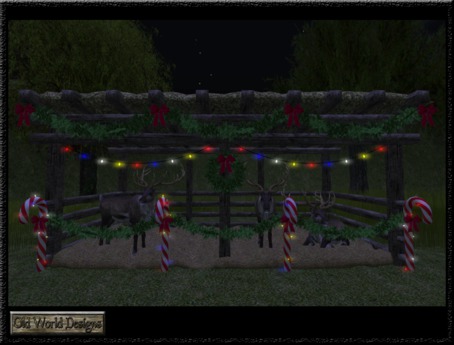 Second Life Marketplace - Old World Designs Thatch Roof Christmas ...