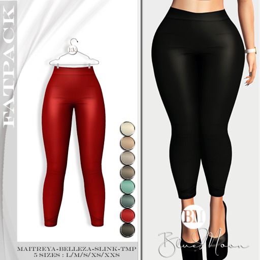 Second Life Marketplace Bluemoon Pants Miranda Fatpack