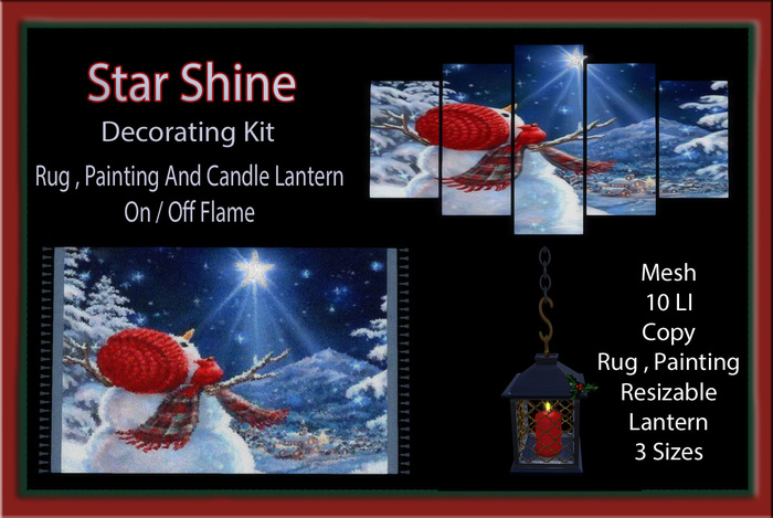 Second Life Marketplace - Star Shine Decorating Kit
