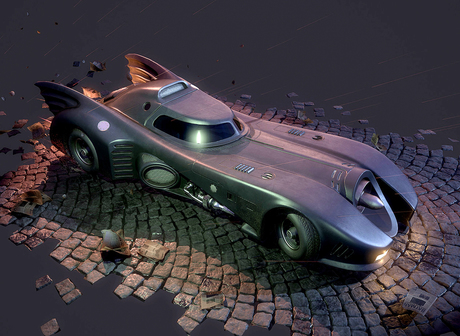 Second Life Marketplace - Art Studio.FULL PERM \\ Classic Batmobile