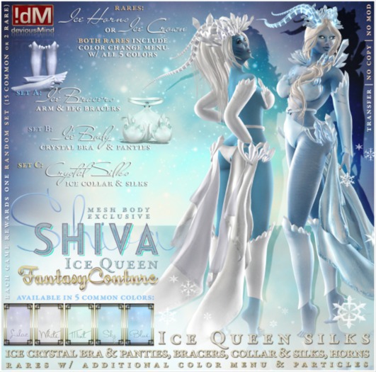 Second Life Marketplace - !dM deviousMind "Shiva" Body **MINT** (BOX ...