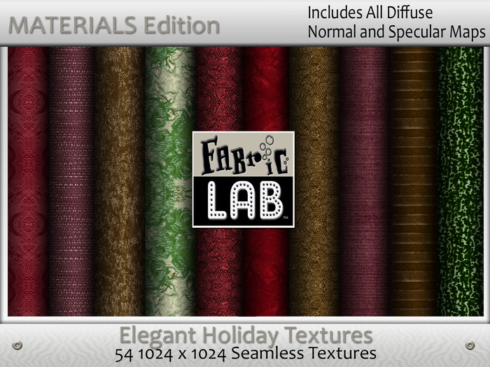 Second Life Marketplace - Fabric Lab ME Elegant Christmas Holiday ...