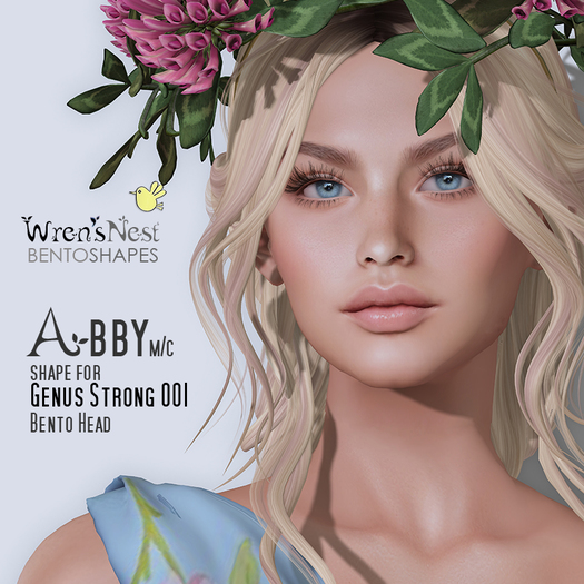 Second Life Marketplace - { wren's nest } Abby Shape for Genus Strong 0001