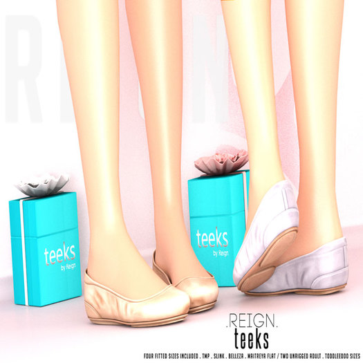 Second Life Marketplace - REIGN.- TEEKS- FATPACK, FLATS, Maitreya ...