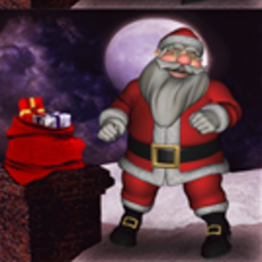 Second Life Marketplace - GIF Merry Christmas Santa on Roof Top Dancing