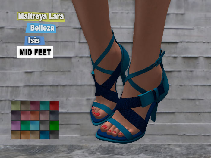 Second Life Marketplace - TF: Lila Sandals BELLEZA SLINK MAITREYA MID ...