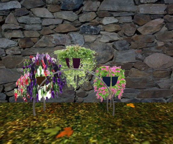Second Life Marketplace - triple plant stand 2