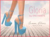 Second Life Marketplace - [Enchante'] - Gloria Shoes - Maitreya - Azure
