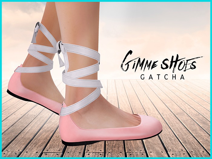 Second Life Marketplace - [BREATHE]-Sasha Flats-_VENUS _Peach 1 -white ...