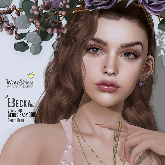 Second Life Marketplace - { wren's nest } Becka Shape for Genus Baby ...