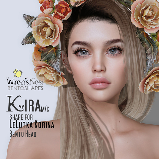 Second Life Marketplace - { wren's nest } Kira shape - LeLutka Korina ...