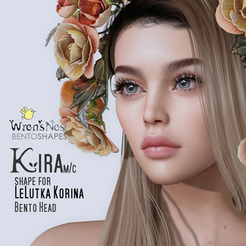 Second Life Marketplace - { wren's nest } Kira shape - LeLutka Korina ...