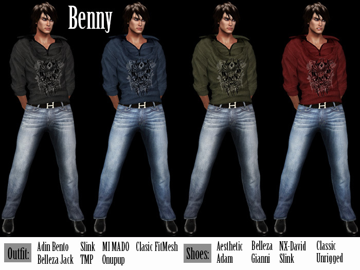 Second Life Marketplace - Lara AC Benny Outfit
