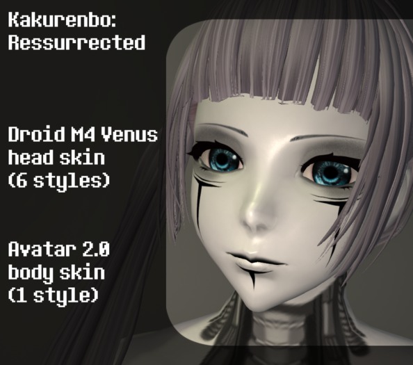 Second Life Marketplace - Kakurenbo: Droid Skin (M4 Venus) BOM+