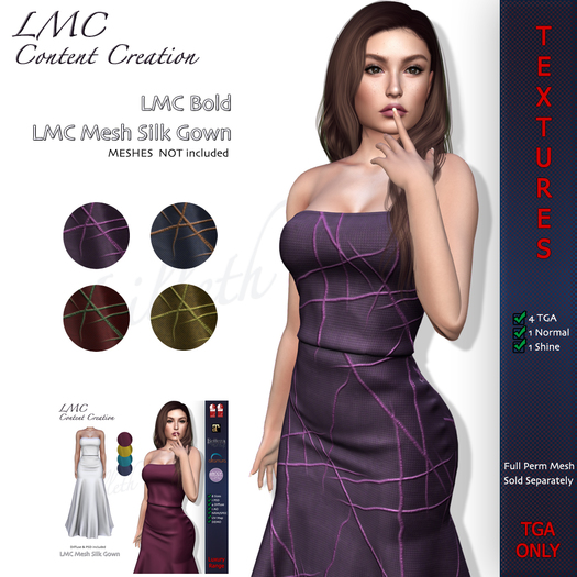 Second Life Marketplace - LMC TGA - Bold - Textures for the LM Mesh ...
