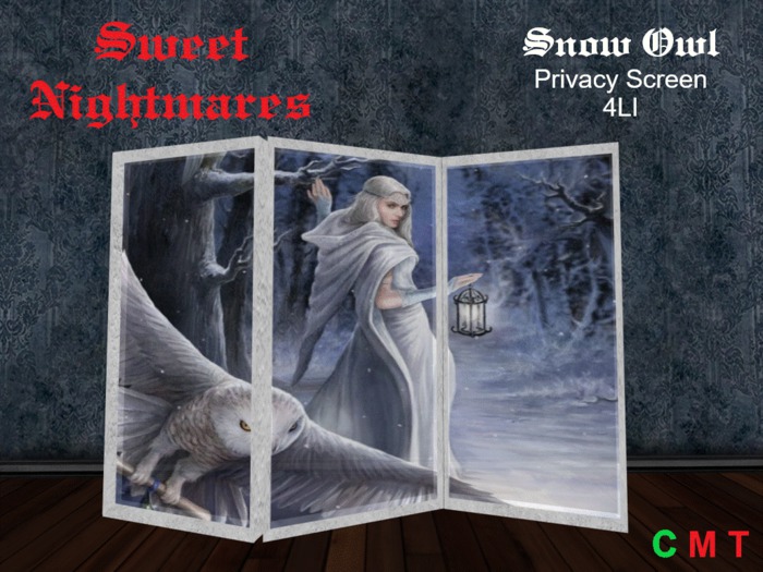 Second Life Marketplace - ~'SN'~ Snow Owl Room Divider