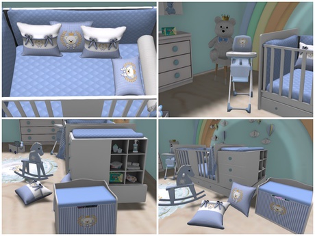 Second Life Marketplace - Bedroom Rainbow to interact with your baby prim