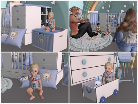 Second Life Marketplace - Bedroom Rainbow to interact with your baby prim