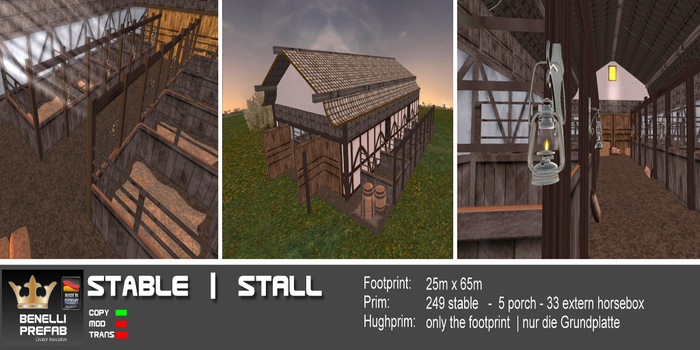 Second Life Marketplace - Stable (boxed)