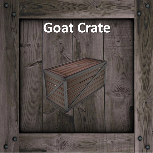 Second Life Marketplace - DFS Goat Crate (DFS - Texture Only)