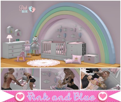 Second Life Marketplace - Bear Princess bedroom to interact with your ...